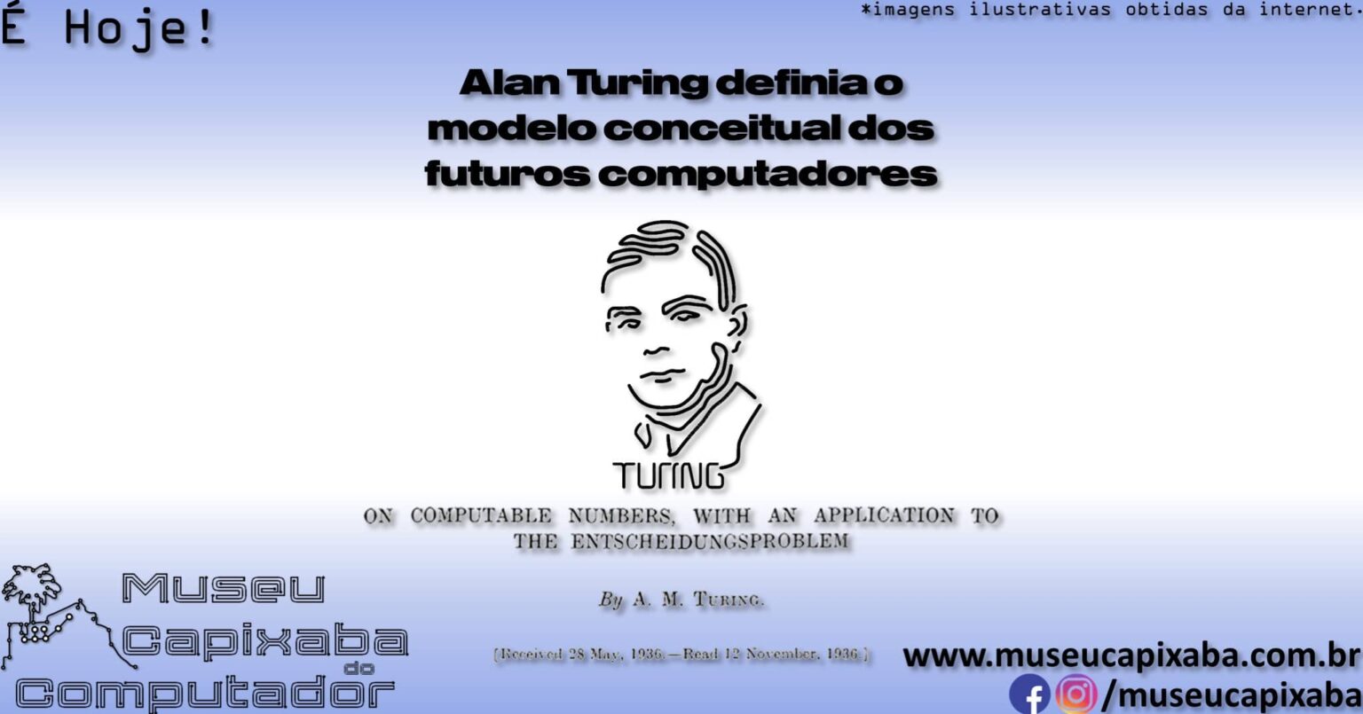 Alan Turing publicava artigo que definiu o modelo conceitual dos ...