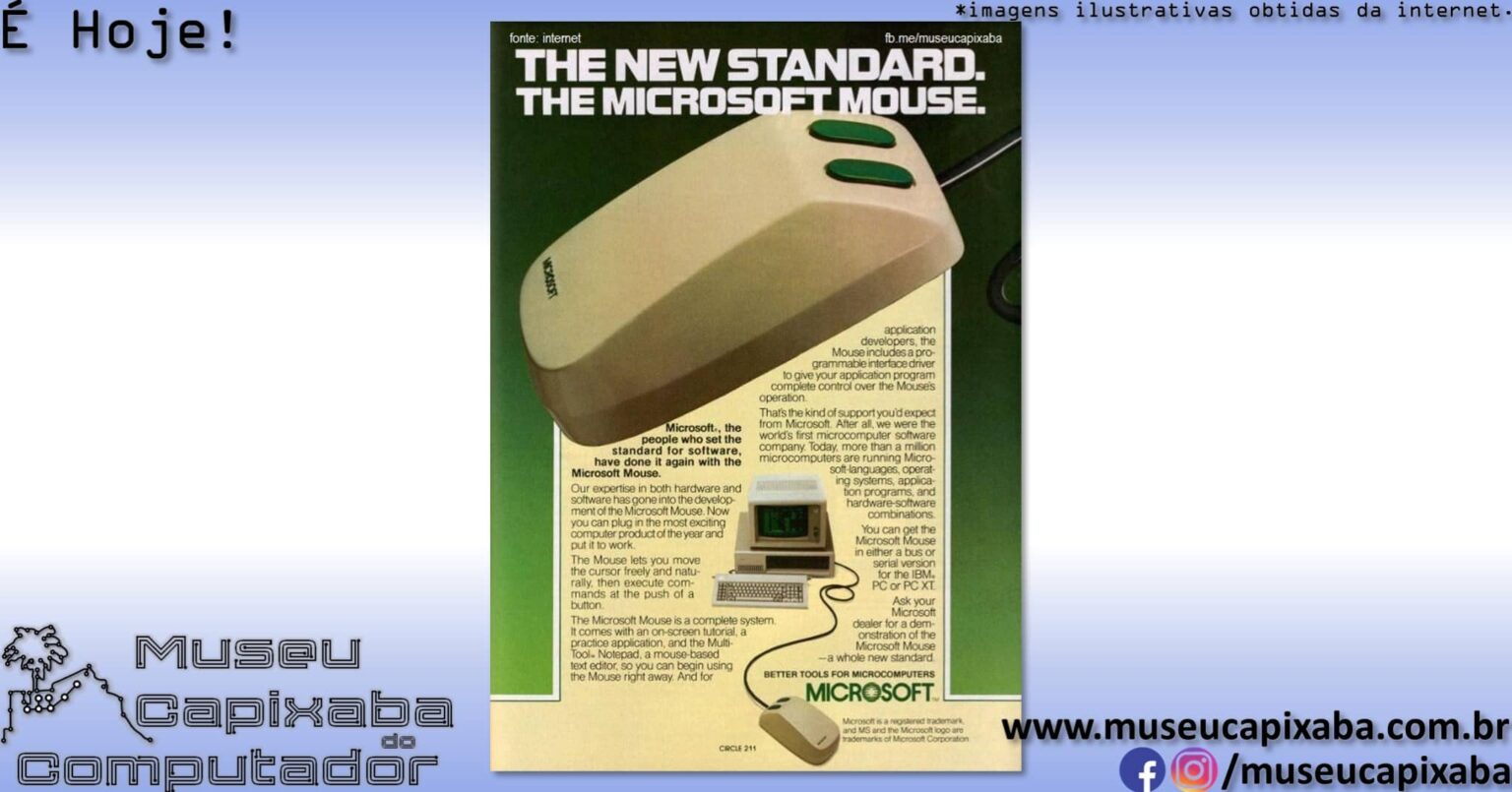 O Mouse Microsoft de 1983 – MCC - Museu Capixaba do Computador