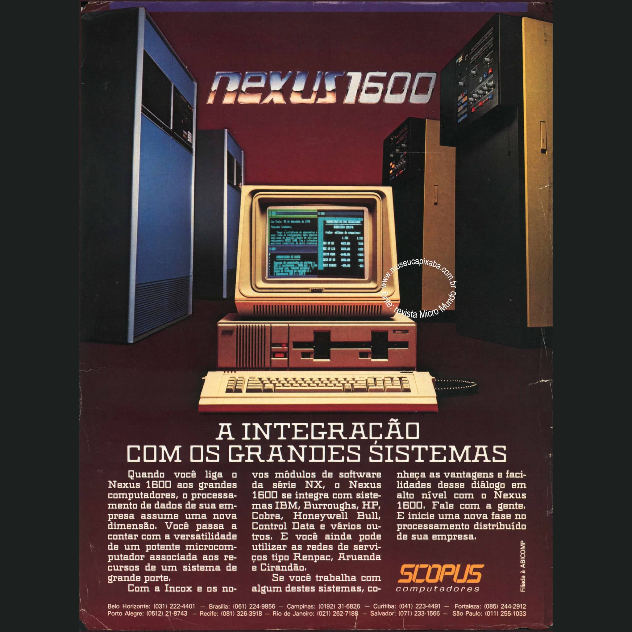 Scopus Nexus 1600 – Revista MicroMundo – 1985 – MCC - Museu Capixaba do ...