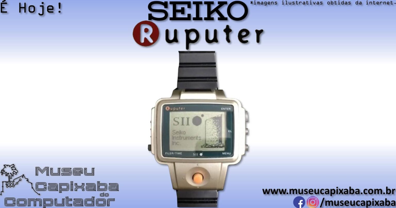 O relógio-PC Seiko Ruputer de 1998 – MCC - Museu Capixaba do Computador