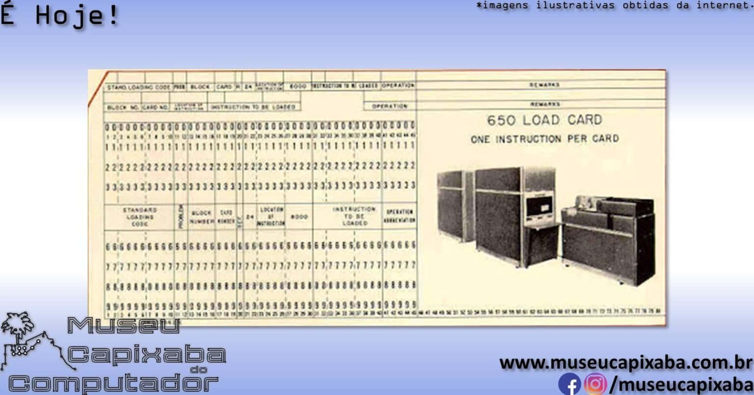 O computador IBM 650 de 1953 – MCC - Museu Capixaba do Computador