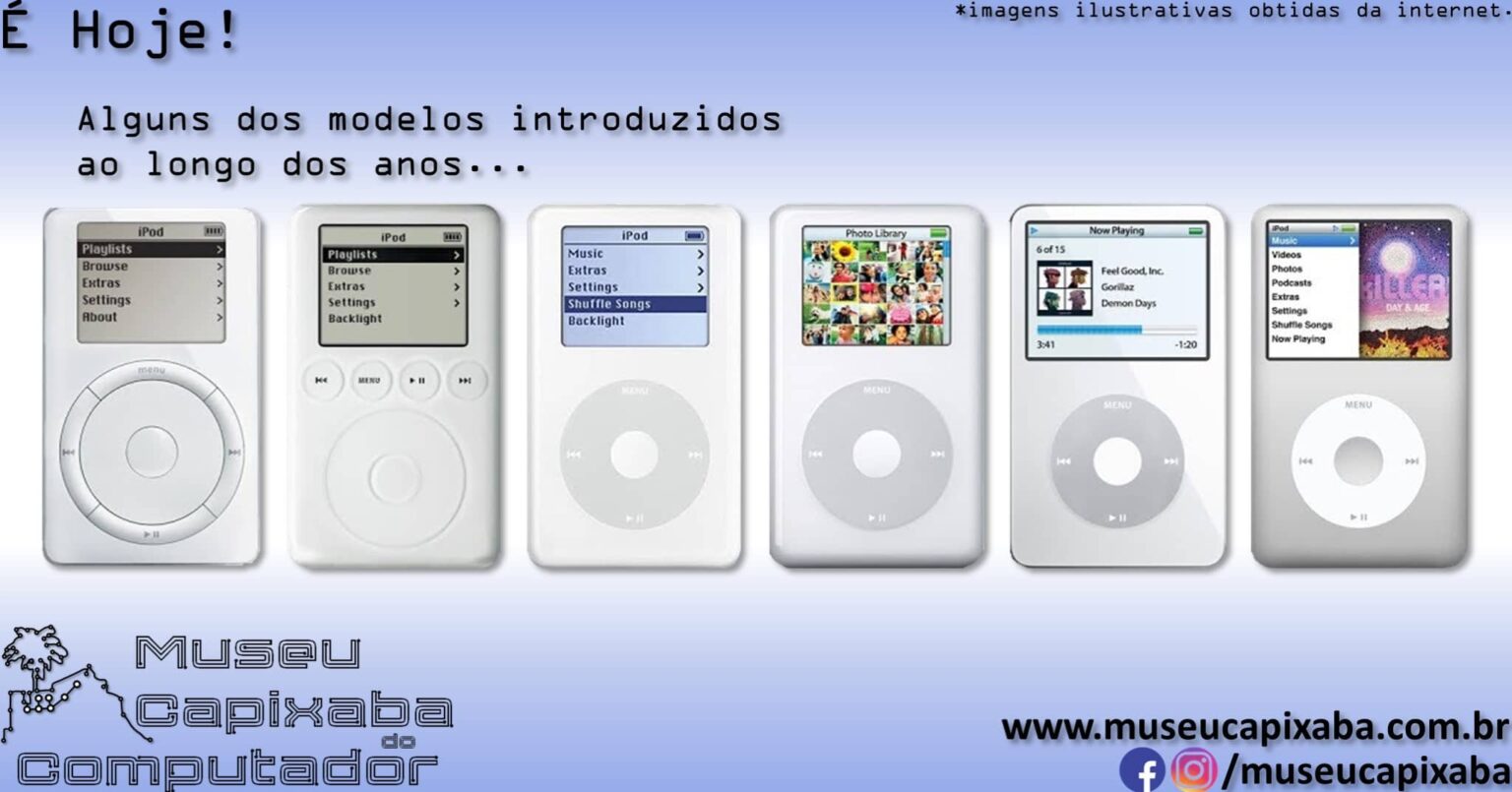 O Apple iPod de 2001 – MCC - Museu Capixaba do Computador