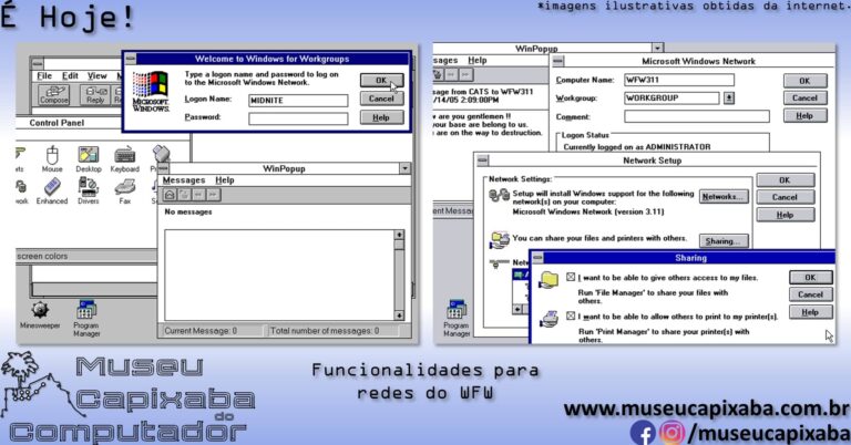 O sistema Microsoft Windows 3.11 de 1993 – MCC - Museu Capixaba do ...