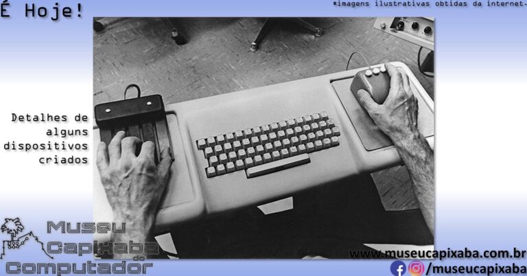 O primeiro mouse da história de 1968 – MCC - Museu Capixaba do Computador