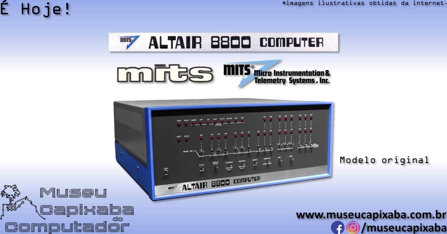 O computador Altair 8800 de 1974 – MCC - Museu Capixaba do Computador