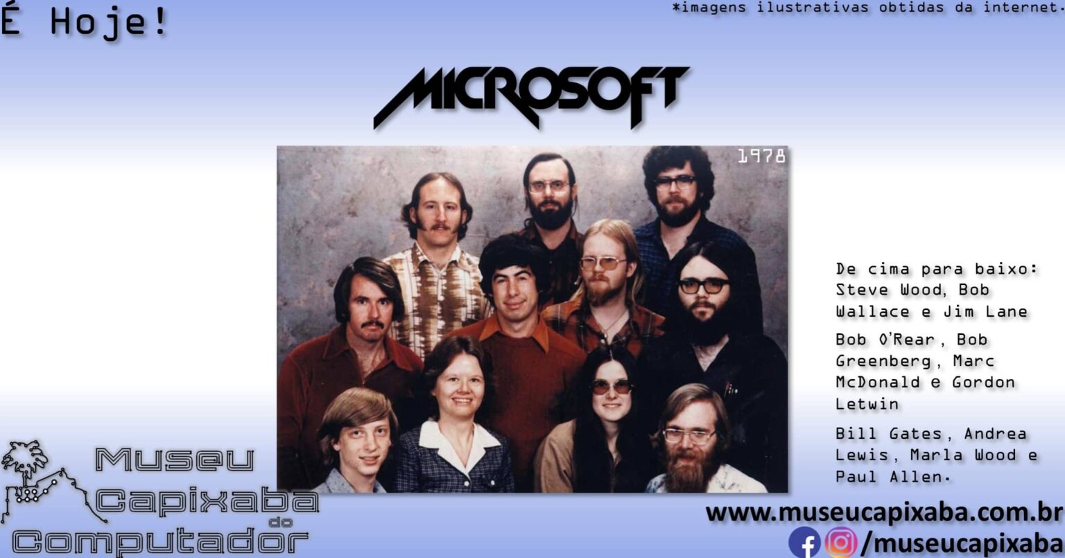 A foto dos primeiros funcionários da Microsoft de 1978 – MCC - Museu ...