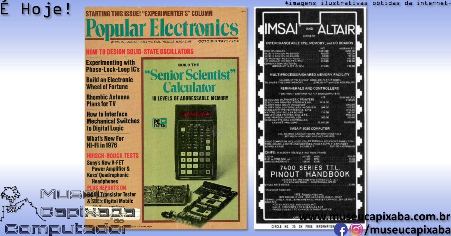 O microcomputador IMSAI 8080 de 1975 – MCC - Museu Capixaba do Computador