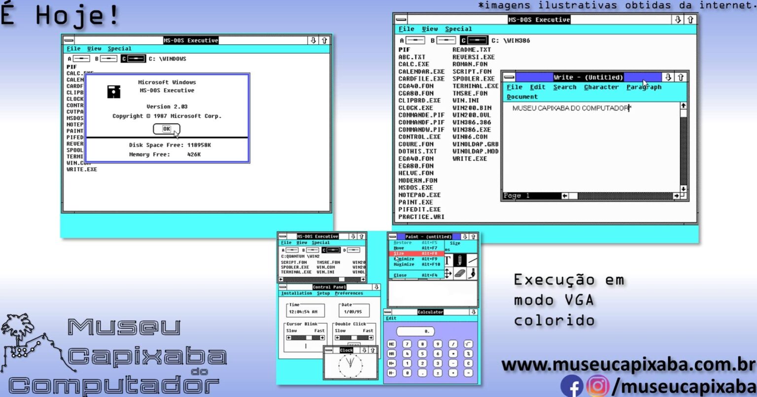 O sistema Microsoft Windows 2.0 de 1987 – MCC - Museu Capixaba do ...