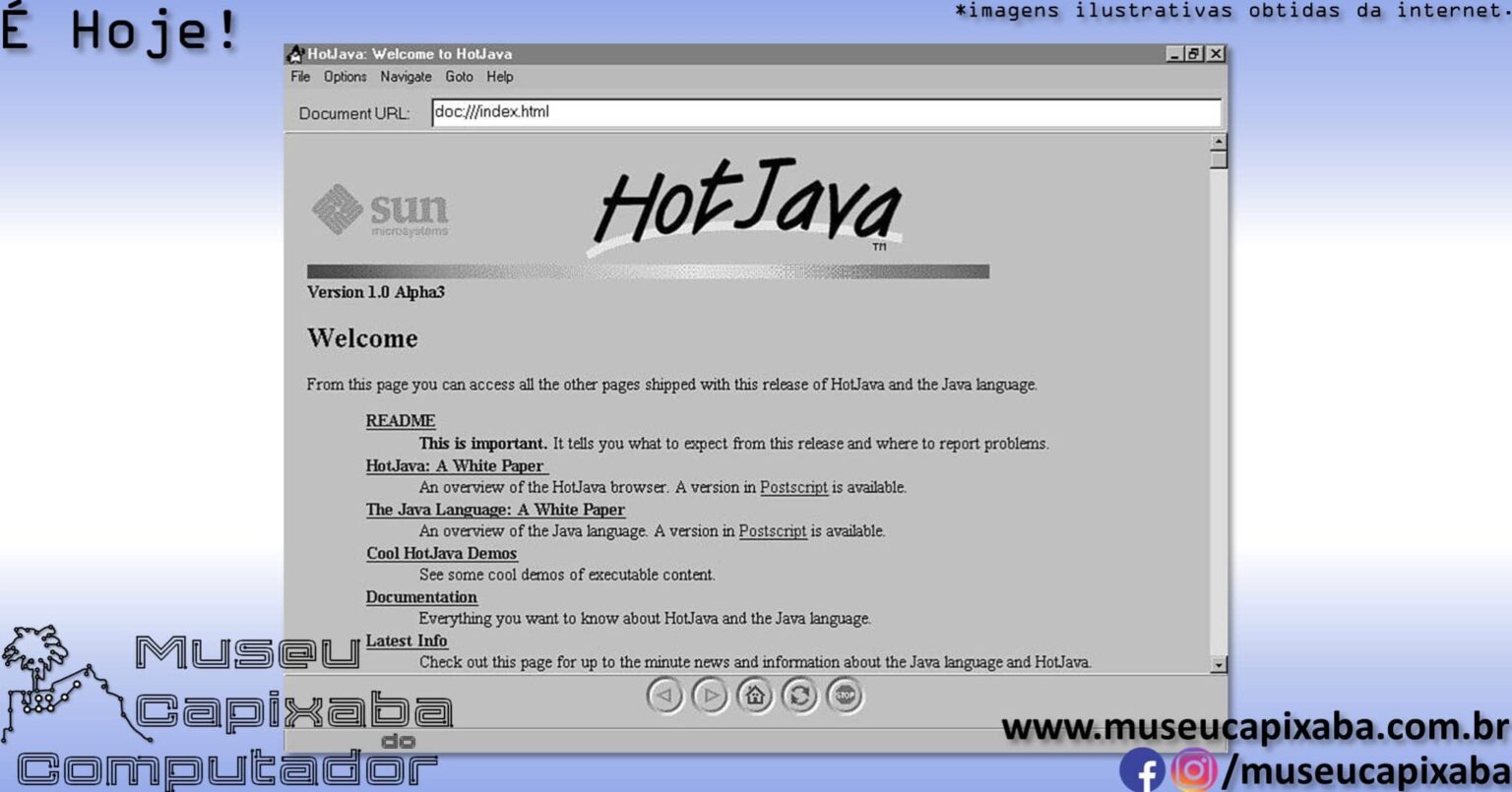 O Java JDK 1.0 de 1996 – MCC - Museu Capixaba do Computador