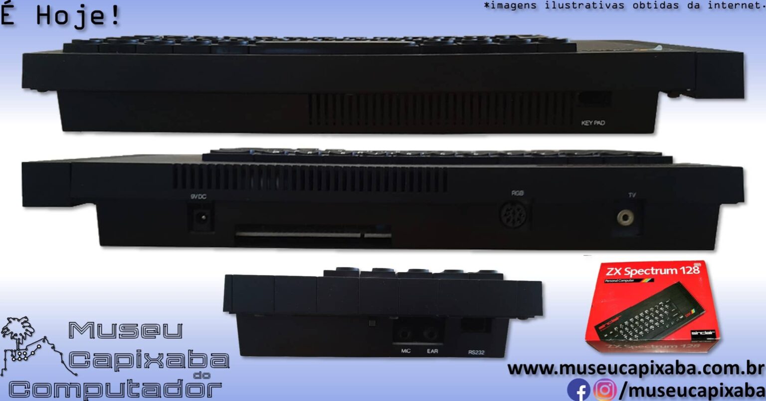 O microcomputador Sinclair ZX Spectrum 128 de 1986 – MCC - Museu ...