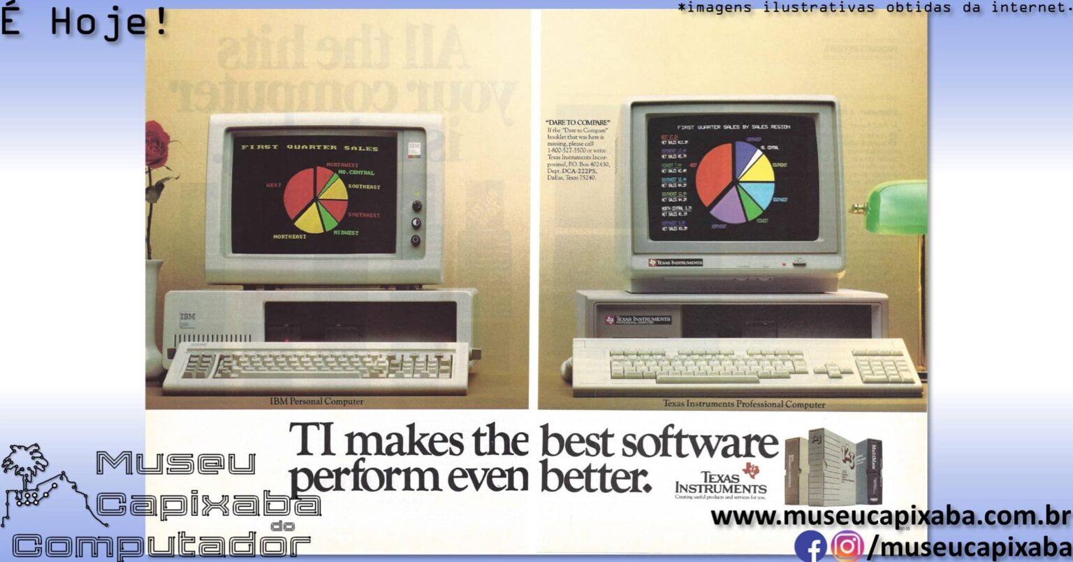 O microcomputador Texas Instruments Professional Computer TIPC de 1983 ...