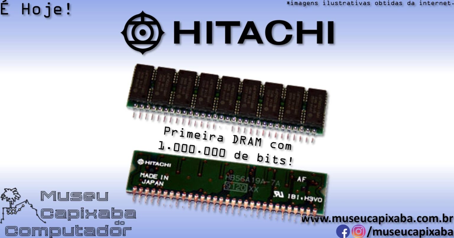 O primeiro chip de memória de 1Mb de 1984 – MCC - Museu Capixaba do ...