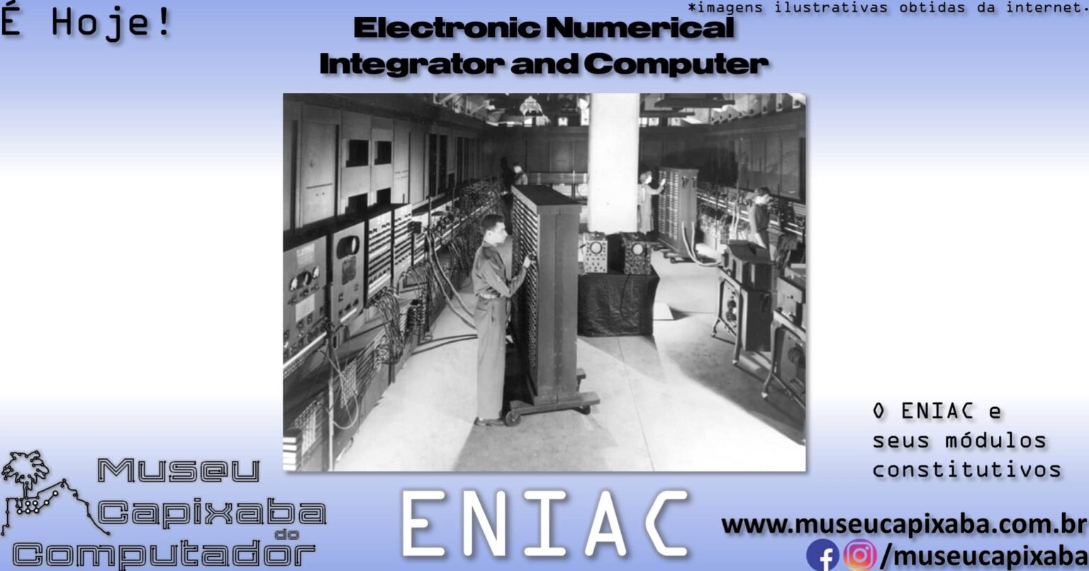 O computador ENIAC de 1946 – MCC - Museu Capixaba do Computador
