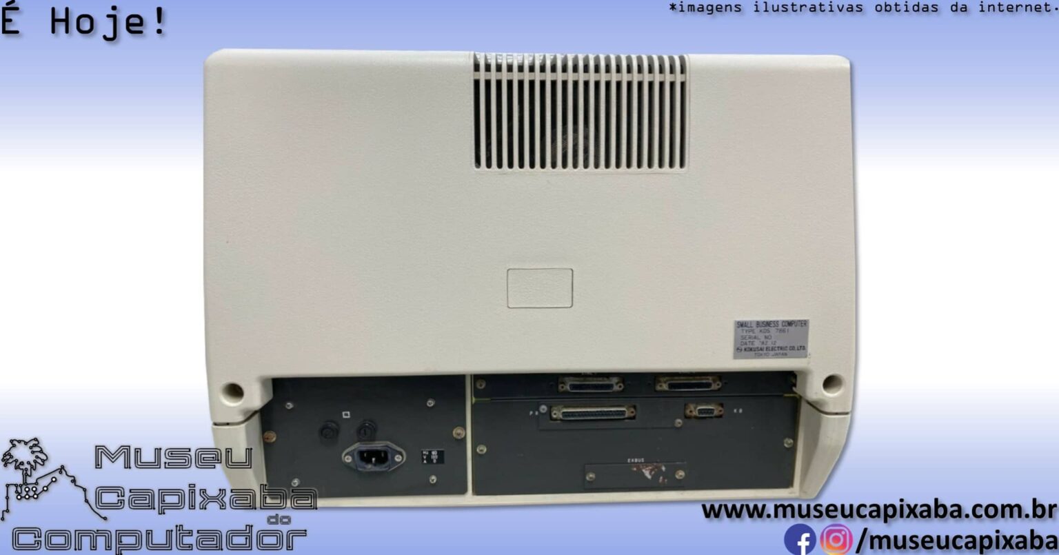 O microcomputador Kokusai KDS 7861 de 1983 – MCC - Museu Capixaba do ...