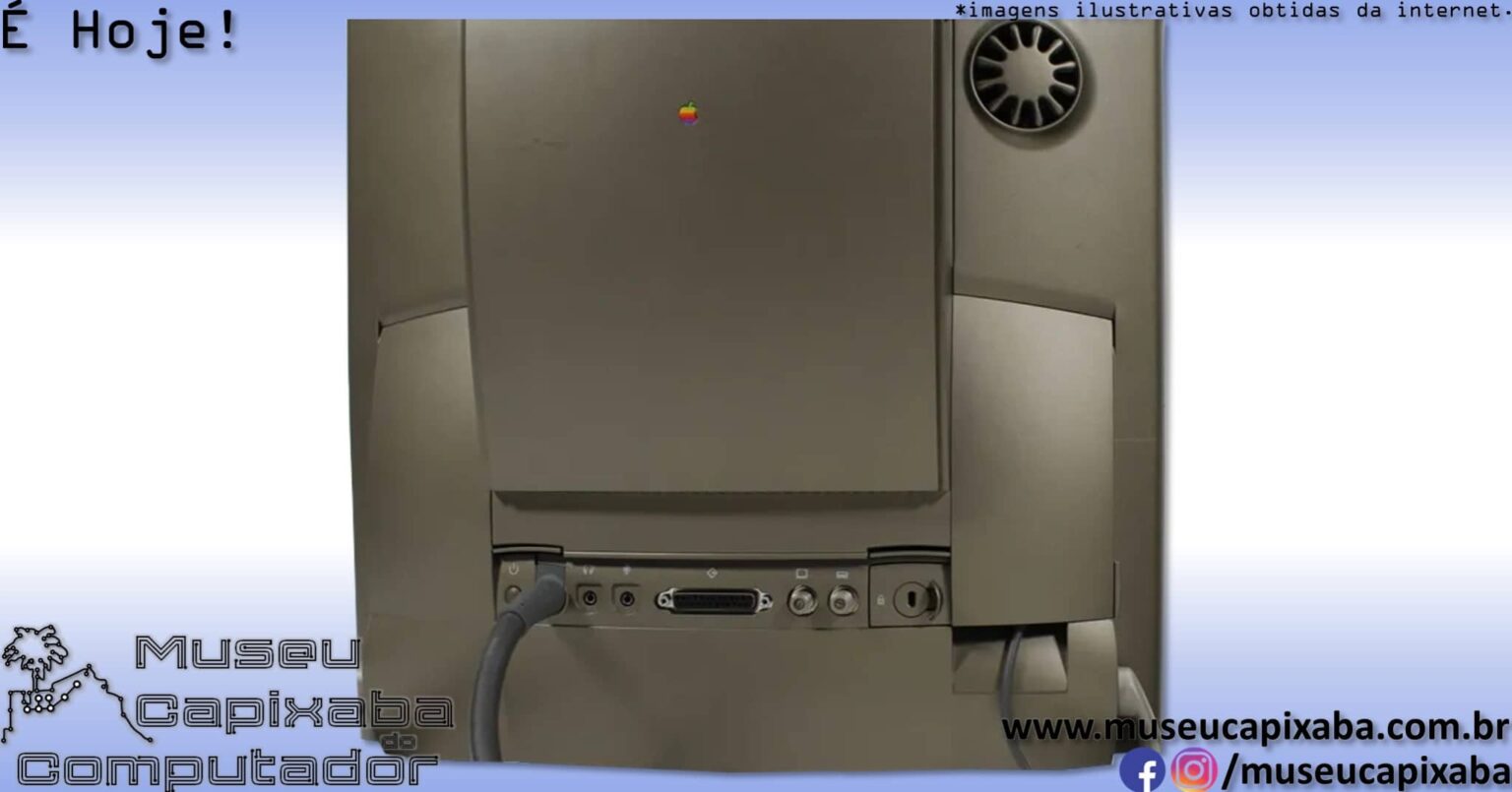 O microcomputador Apple Mac TAM 20 anos de 1997 – MCC - Museu Capixaba ...