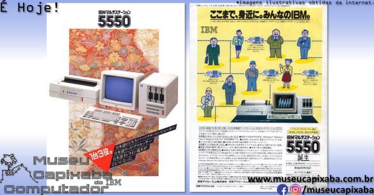 O microcomputador IBM 5550 Multistation de 1983 – MCC - Museu Capixaba ...