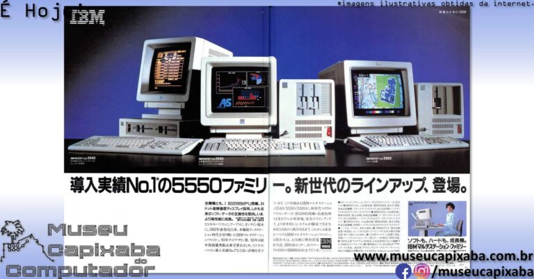 O microcomputador IBM 5550 Multistation de 1983 – MCC - Museu Capixaba ...