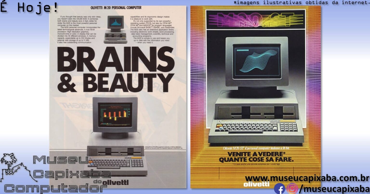 O microcomputador Olivetti M20 de 1982 – MCC - Museu Capixaba do Computador