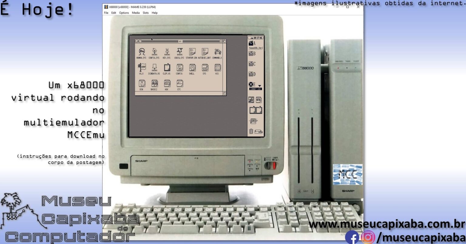 O microcomputador Sharp X68000 de 1987 – MCC - Museu Capixaba do Computador