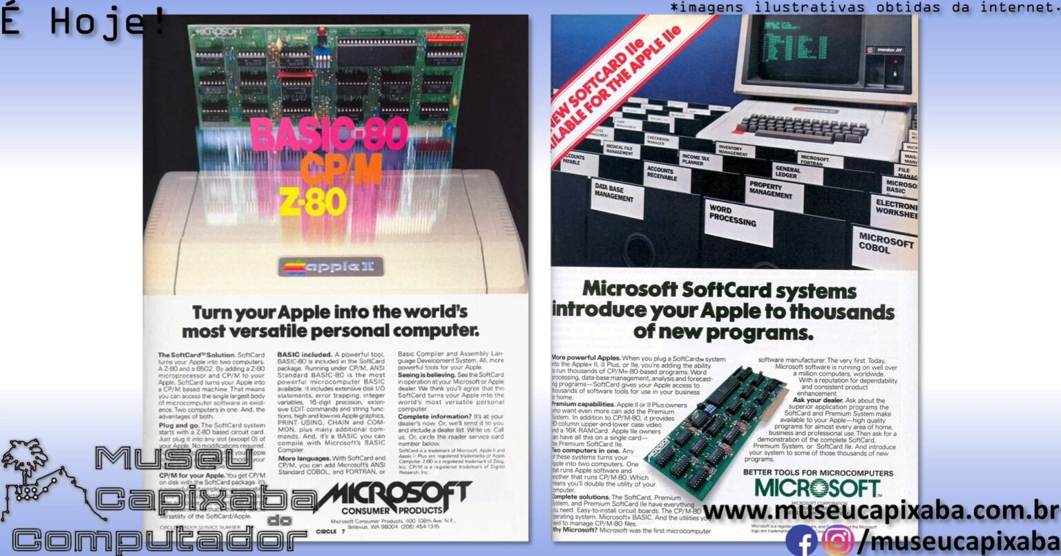A Microsoft SoftCard de 1980 – MCC - Museu Capixaba do Computador