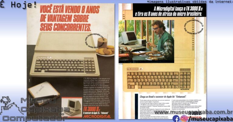 O microcomputador Microdigital TK-3000 IIe de 1986 – MCC - Museu ...
