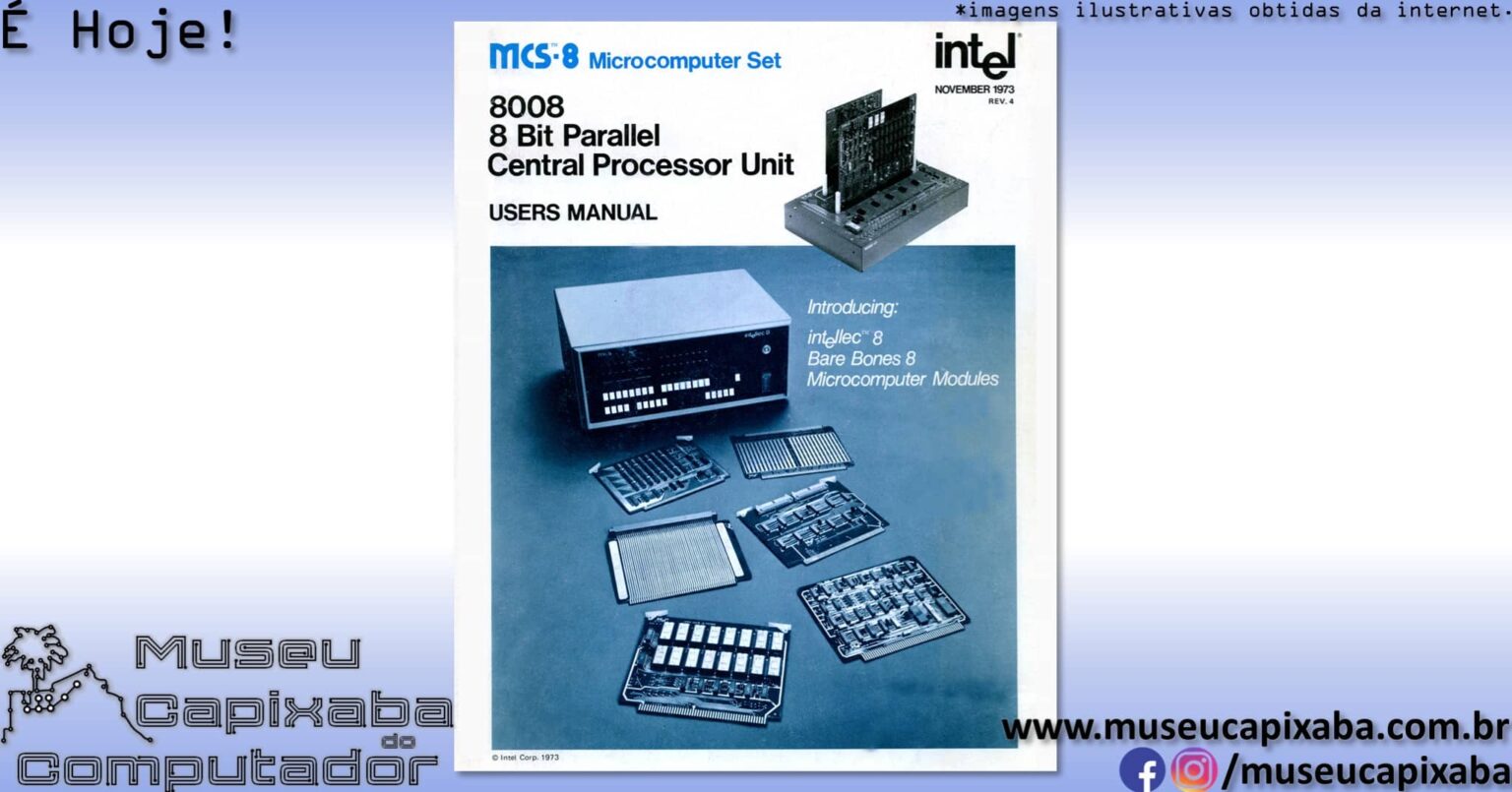 O microprocessador Intel 8008 de 1972 – MCC - Museu Capixaba do Computador