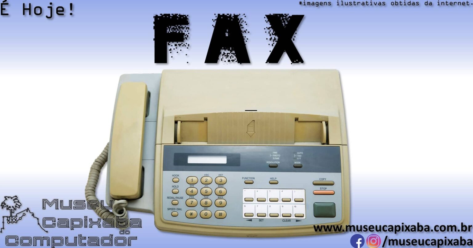 O FAX de 1843 – MCC - Museu Capixaba do Computador
