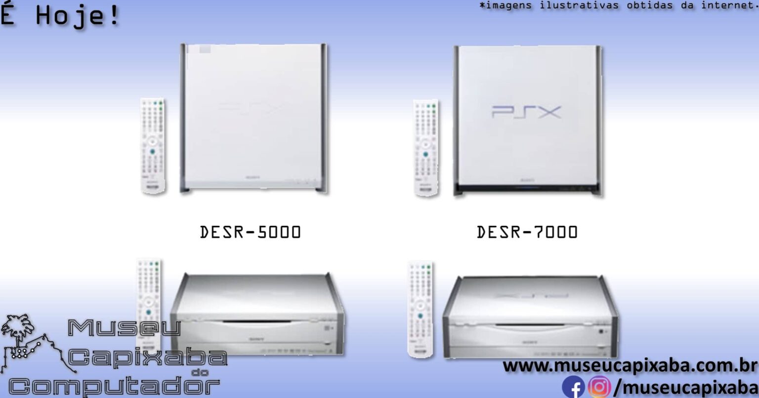 O videogame Sony PSX de 2003 – MCC - Museu Capixaba do Computador