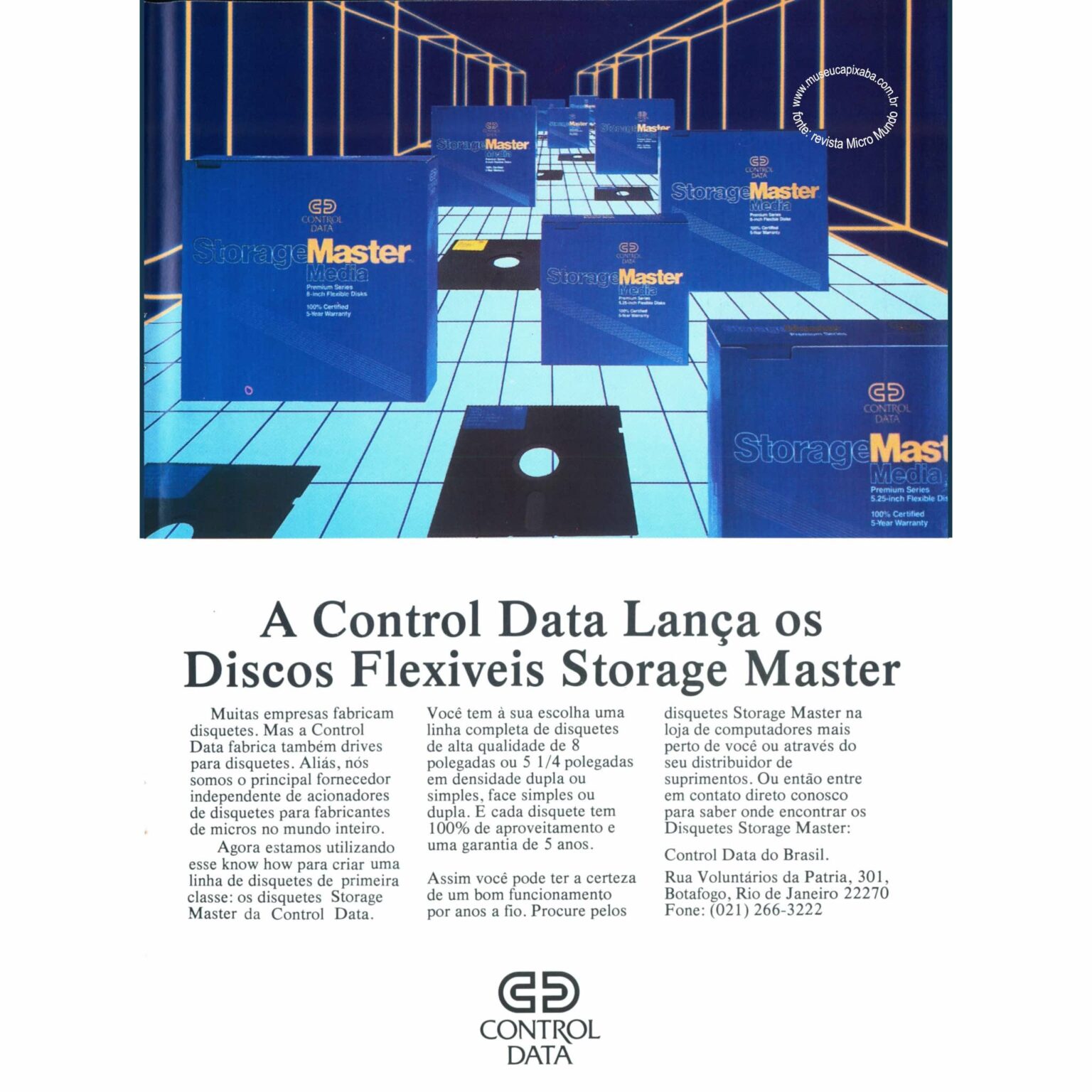 Control Data Storage Master – Revista Micromundo – 1984 – Anúncios ...