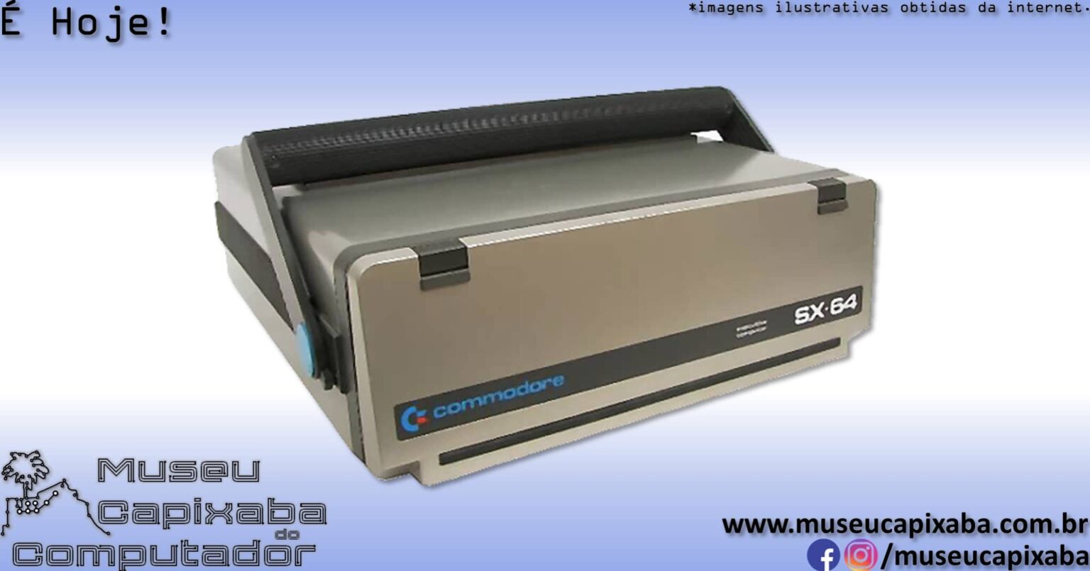 O microcomputador Commodore SX-64 de 1983 – MCC - Museu Capixaba do Computador