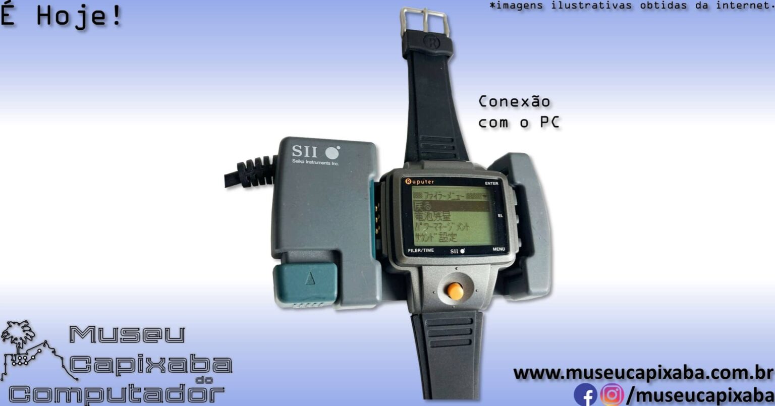 O relógio-PC Seiko Ruputer de 1998 – MCC - Museu Capixaba do Computador