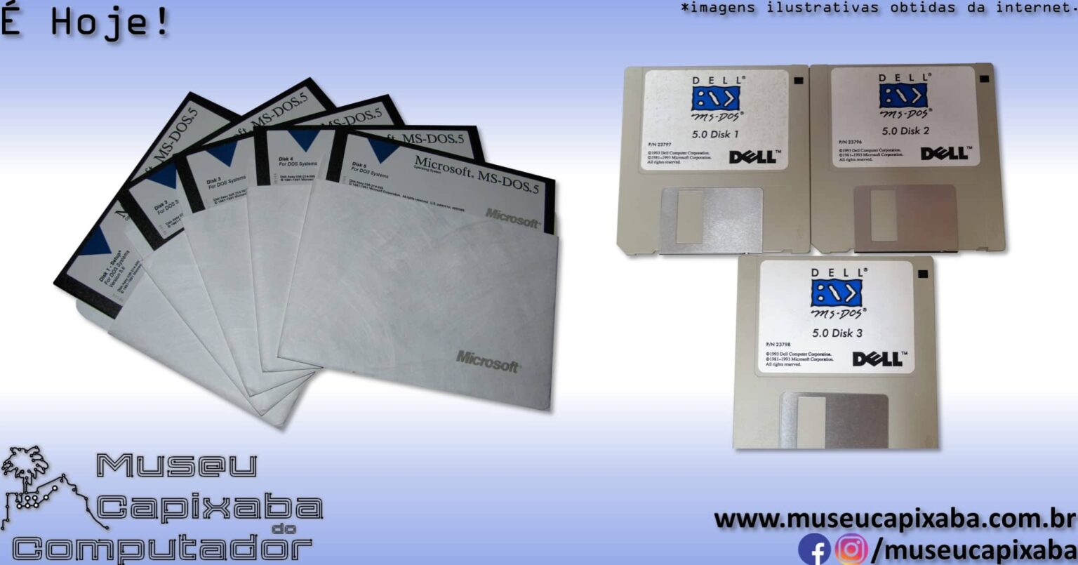O sistema operacional Microsoft MS-DOS 5.0 de 1991 – MCC - Museu ...