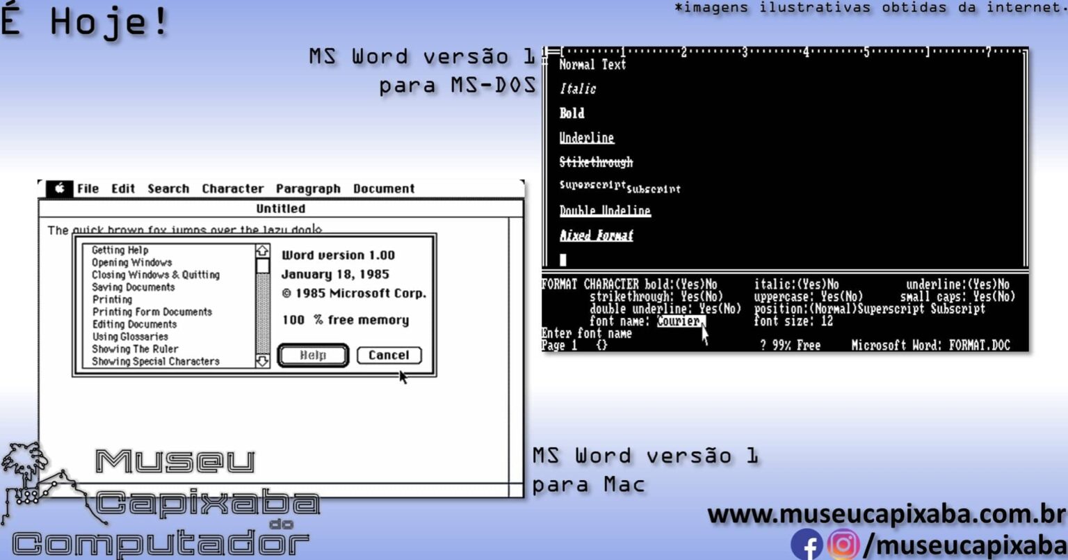 O Microsoft Office de 1988 – MCC - Museu Capixaba do Computador