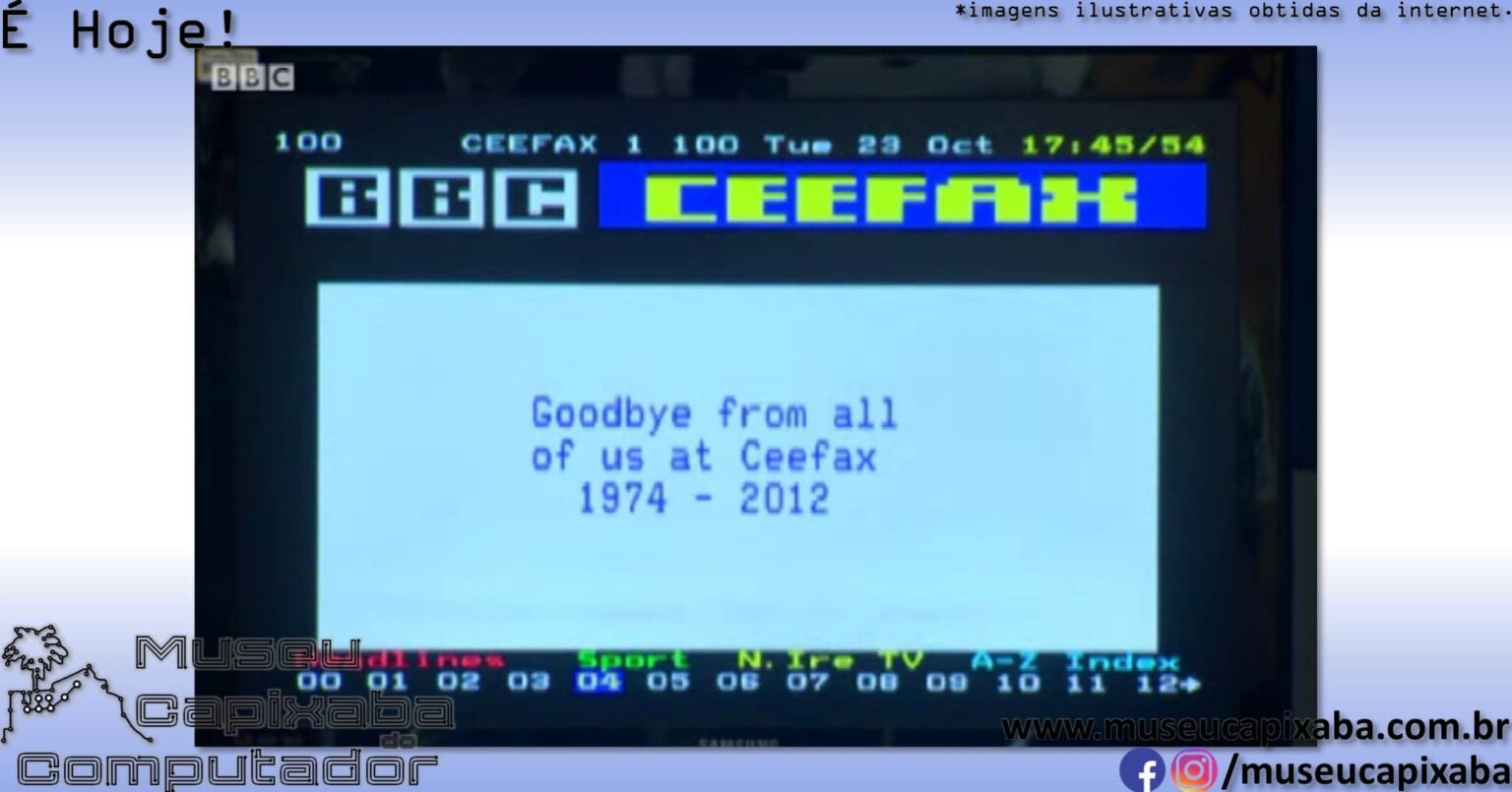 O Ceefax Teletext Service de 1974 – MCC - Museu Capixaba do Computador