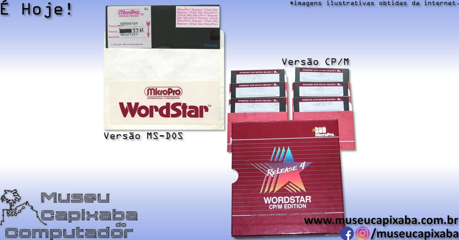 O editor de textos WordStar de 1978 – MCC - Museu Capixaba do Computador