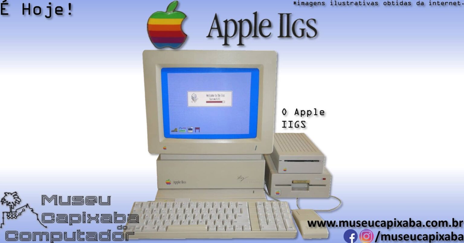 O microcomputador Apple IIGS de 1986 – MCC - Museu Capixaba do Computador