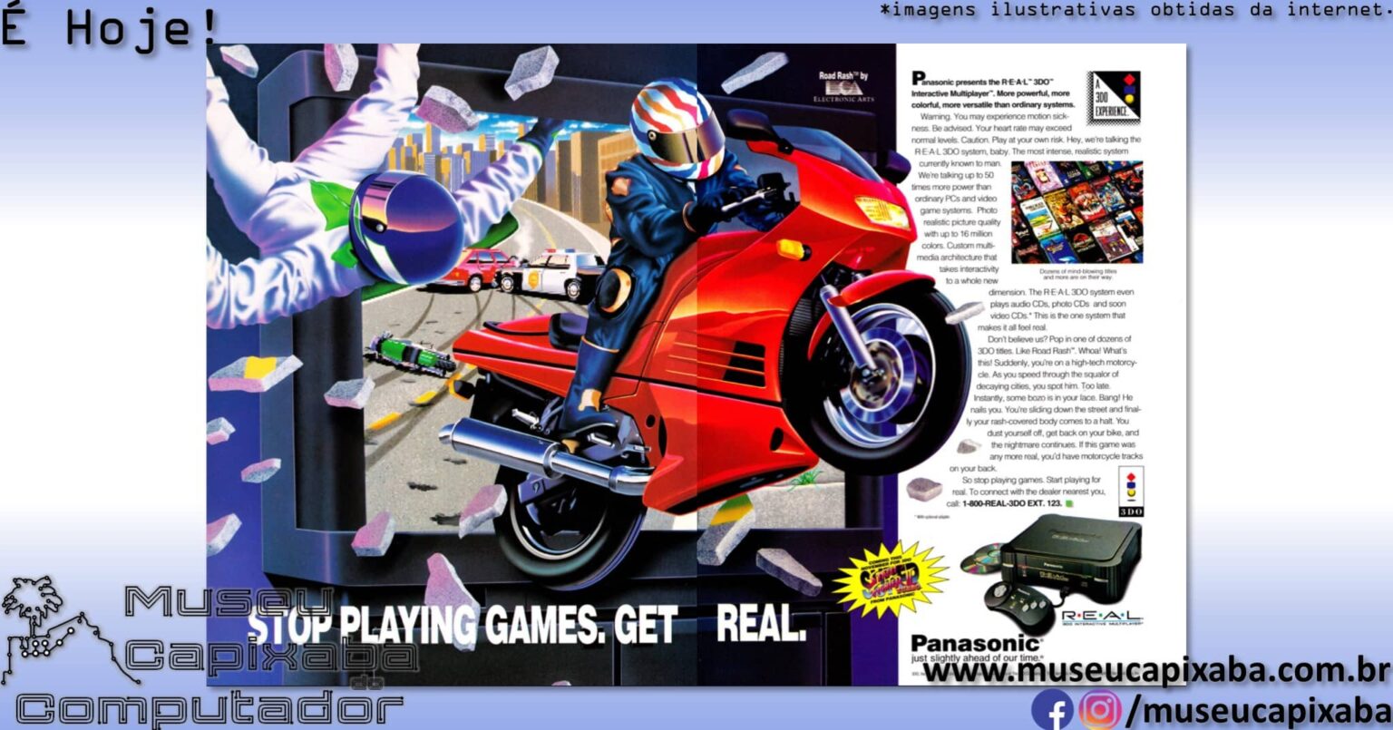 O videogame 3DO Interactive Multiplayer de 1993 – MCC - Museu Capixaba do Computador