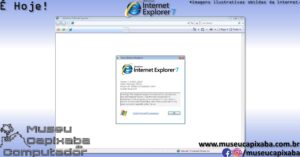 O navegador Microsoft Internet Explorer de 1995 – MCC - Museu Capixaba ...