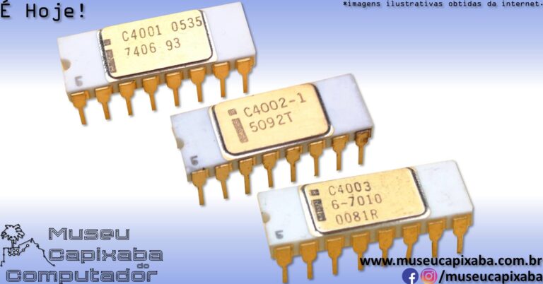 O microprocessador Intel 4004 de 1971 – MCC - Museu Capixaba do Computador