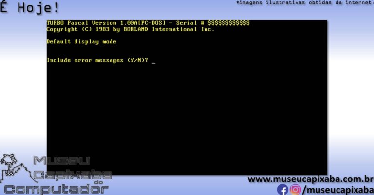 O Borland Turbo Pascal de 1983 – MCC - Museu Capixaba do Computador