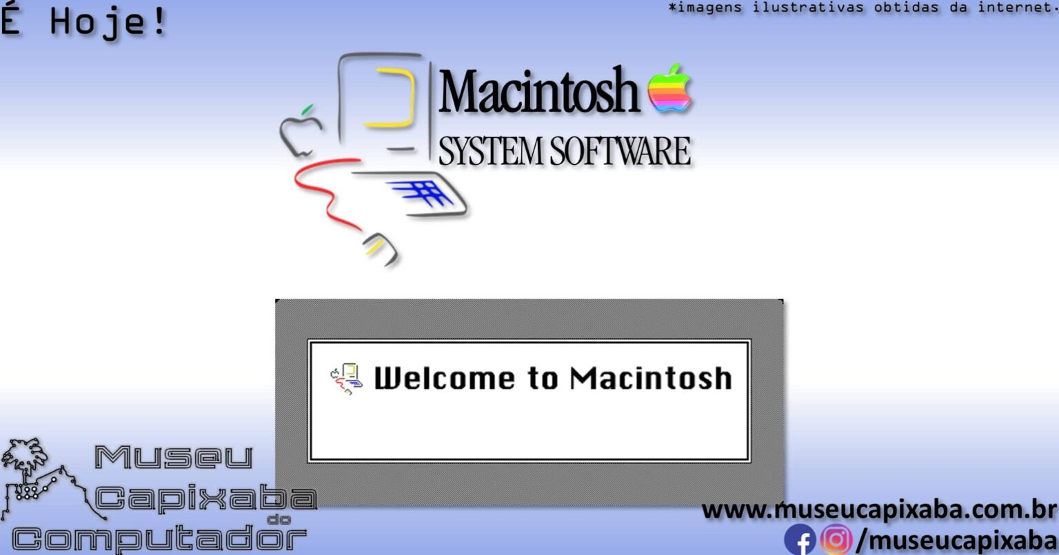 O sistema operacional Apple Mac System Software Mac OS de 1984 – MCC ...