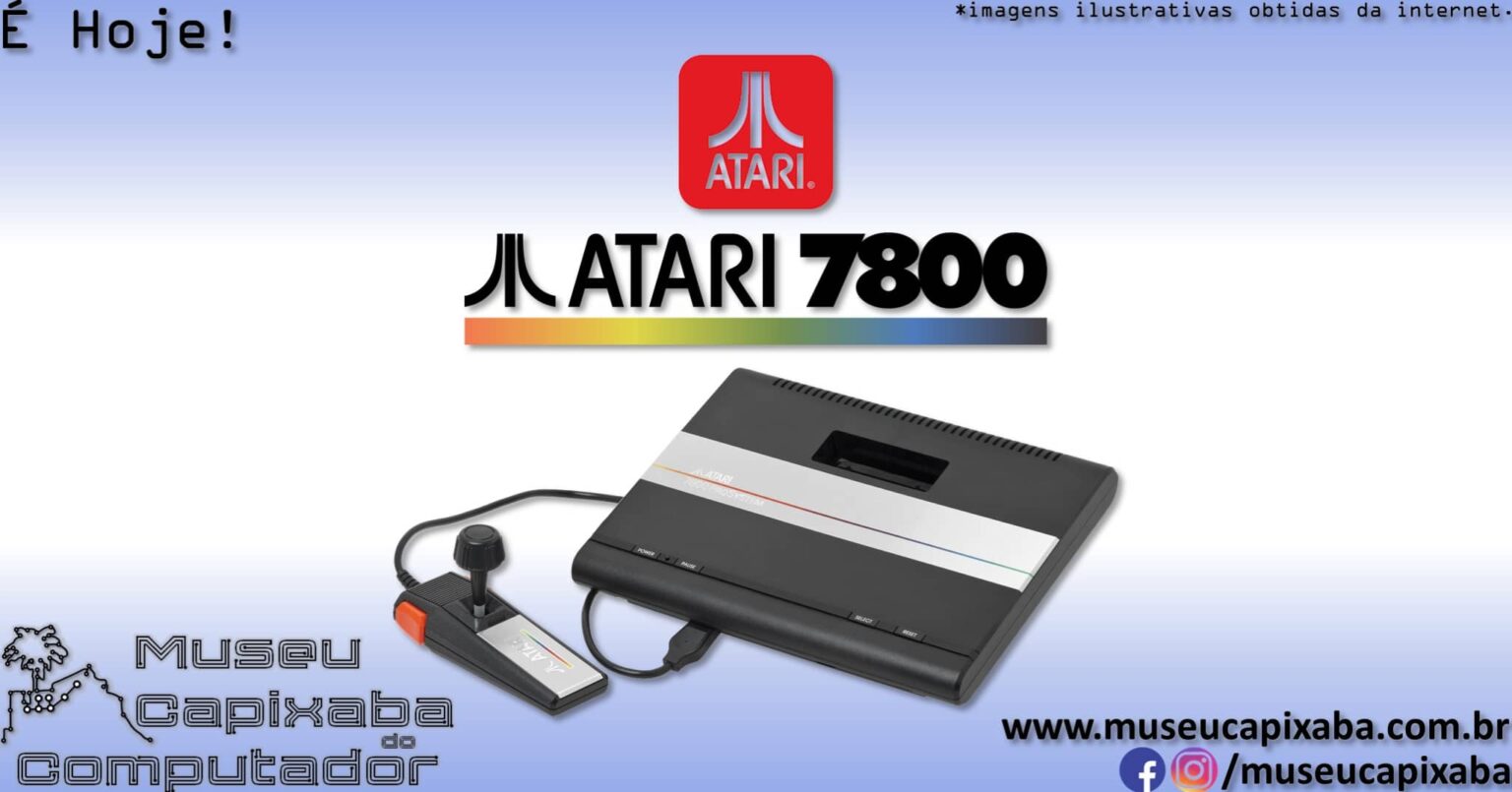 O videogame Atari 7800 de 1984 – MCC - Museu Capixaba do Computador
