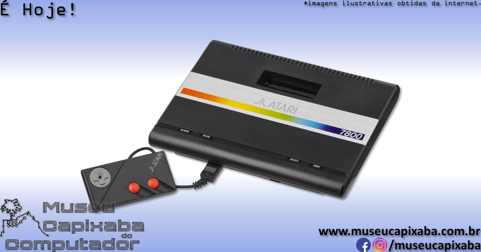 O videogame Atari 7800 de 1984 – MCC - Museu Capixaba do Computador