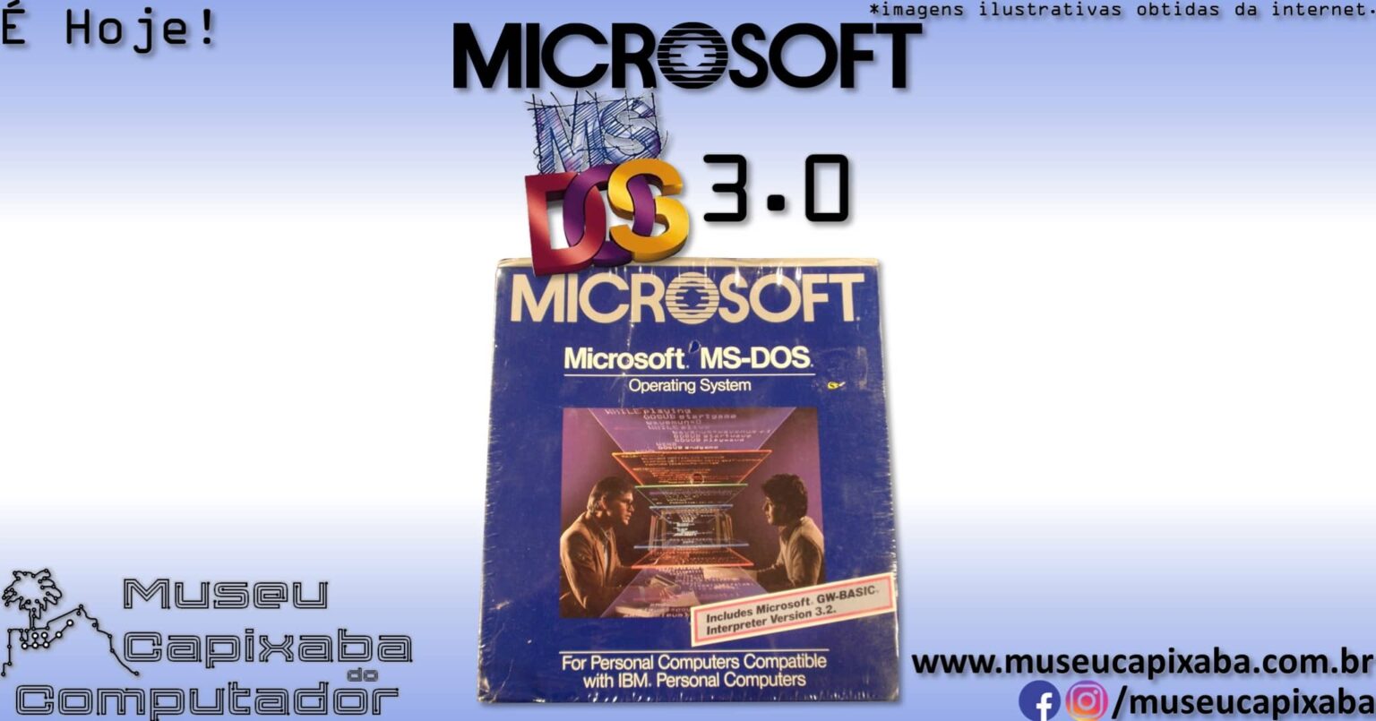 O sistema operacional Microsoft MS-DOS 3.0 de 1984 – MCC - Museu ...