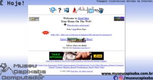 O site GeoCities de 1994 – MCC - Museu Capixaba do Computador