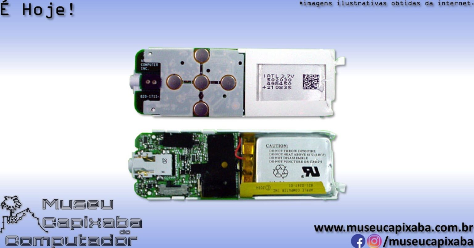 O Apple iPod Shuffle de 2005 – MCC - Museu Capixaba do Computador