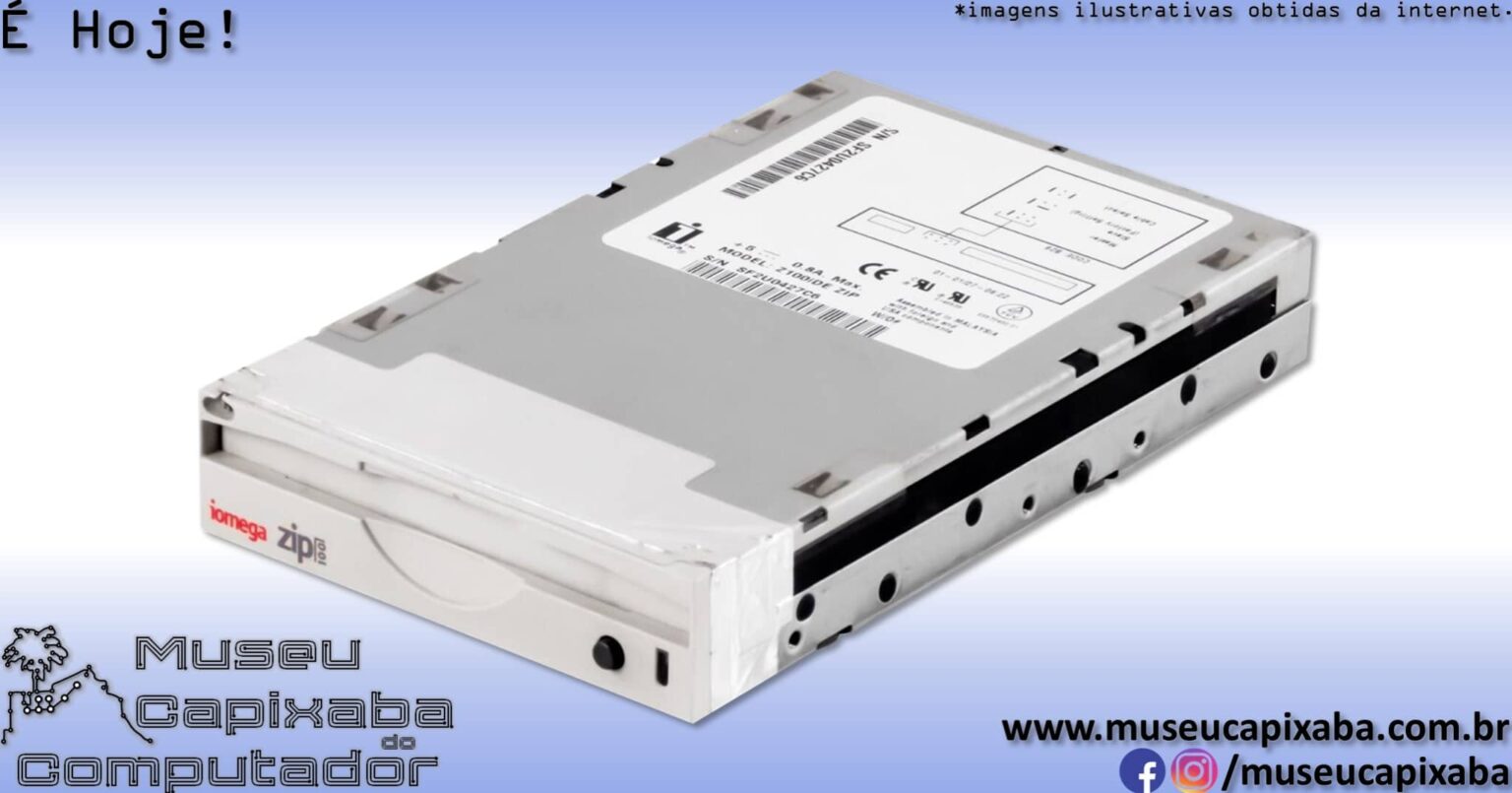 O Iomega Zip Drive de 1995 – MCC - Museu Capixaba do Computador