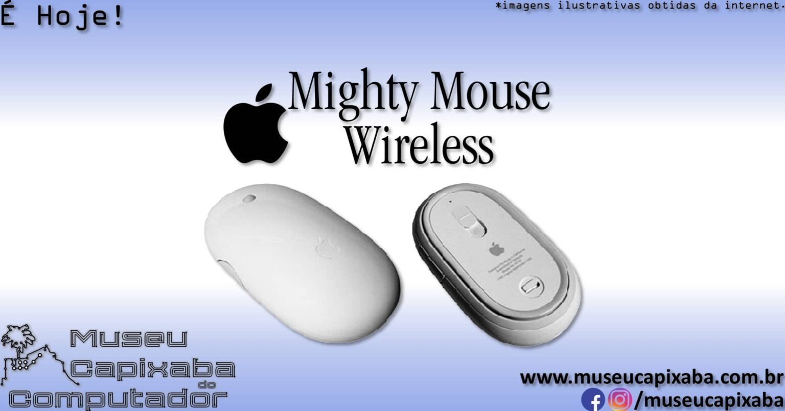 O Apple Mighty Mouse de 2005 – MCC - Museu Capixaba do Computador