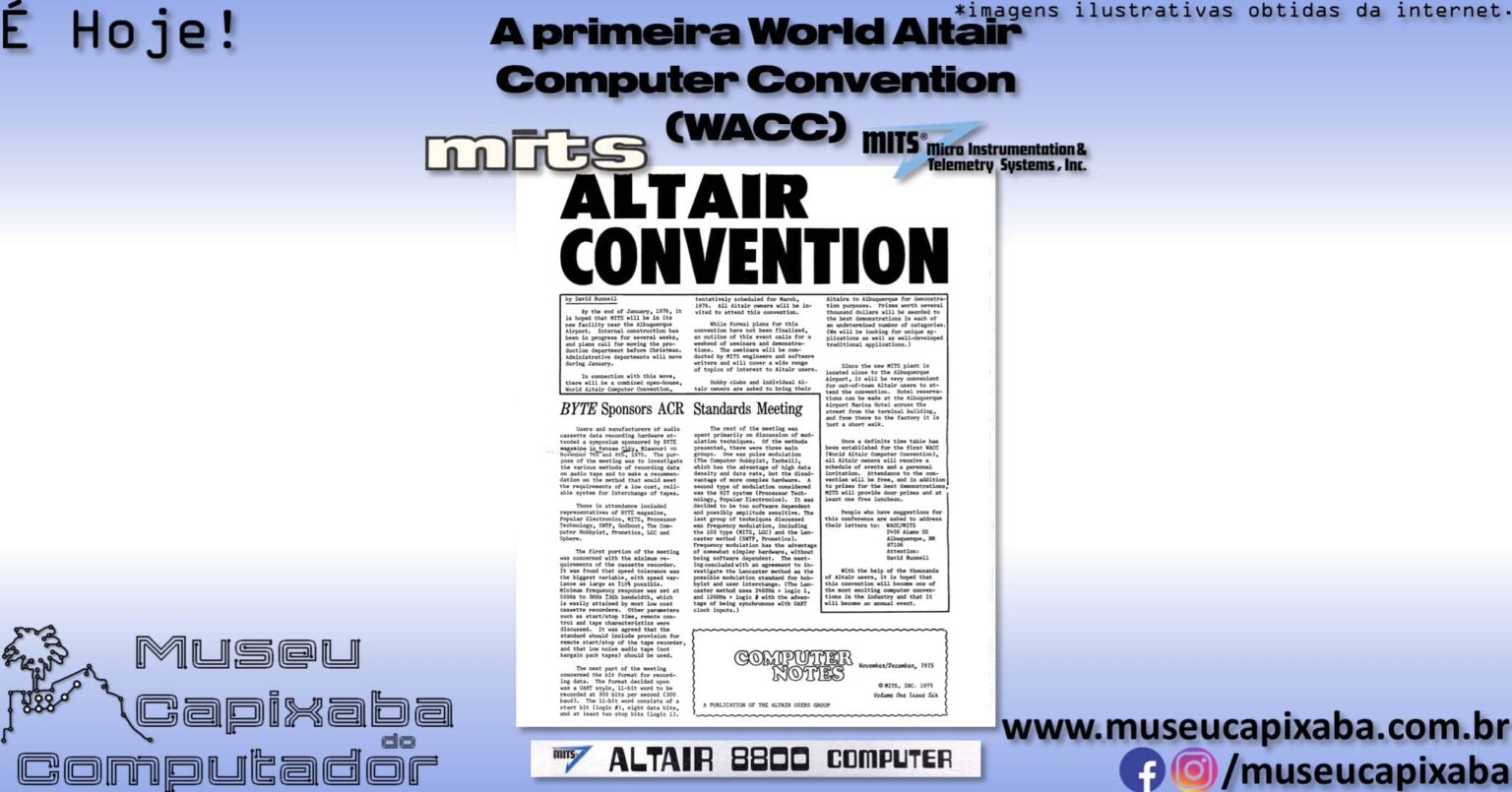 O computador Altair 8800 de 1974 – MCC - Museu Capixaba do Computador